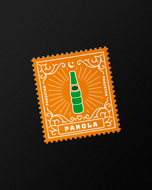 Pakola Stamp Sticker – Sarmad Hashmi